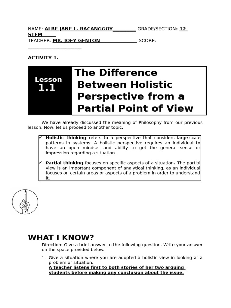 Activity Sheets Grade 12 Stem | PDF | Thought | Career & Growth