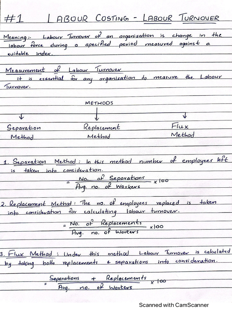 #1 - #9 Labour Costing | PDF