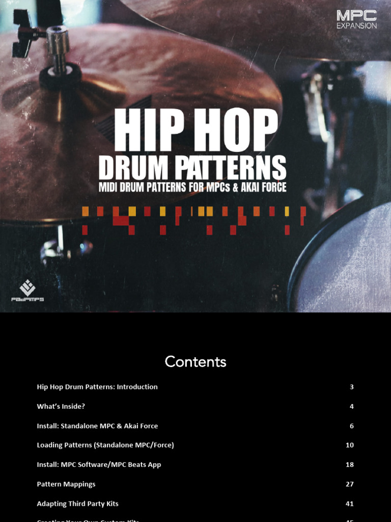 Hip Hop Drum Patterns User Guide | PDF