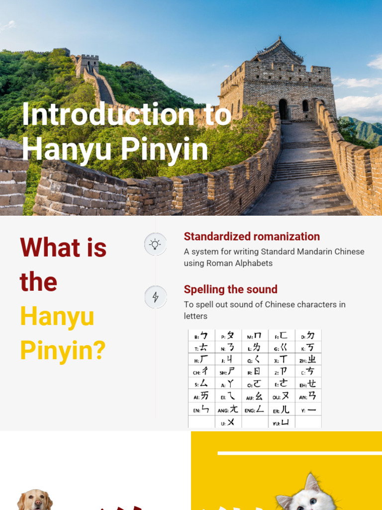 Introduction To Hanyu Pinyin | PDF | Pinyin | Tone (Linguistics)