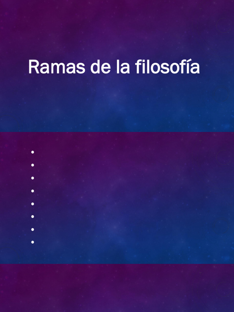 Ramas Filosofia | PDF