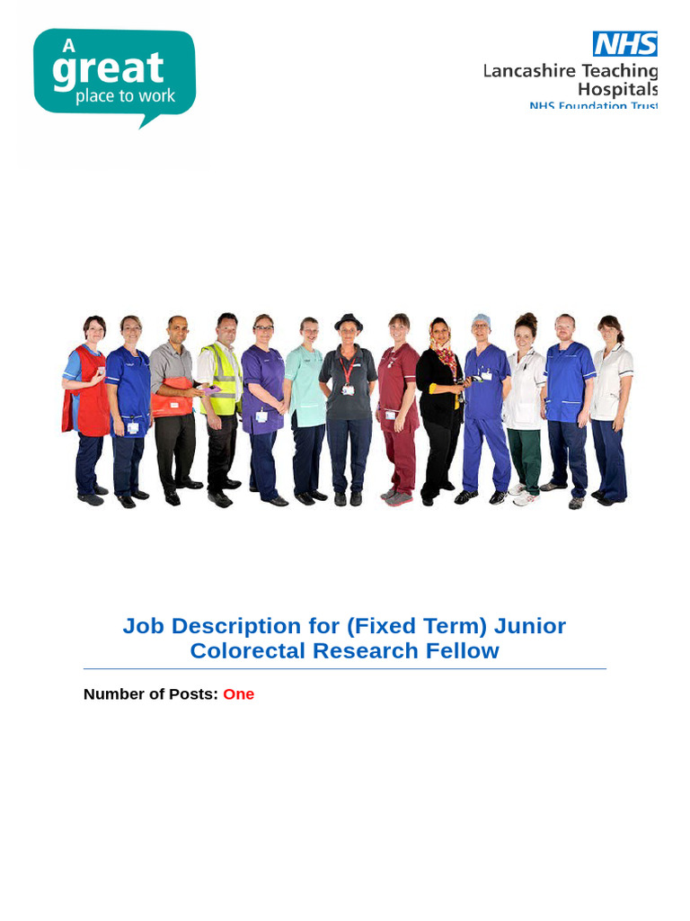 Colorectal Research Junior Clinical Fellow | PDF
