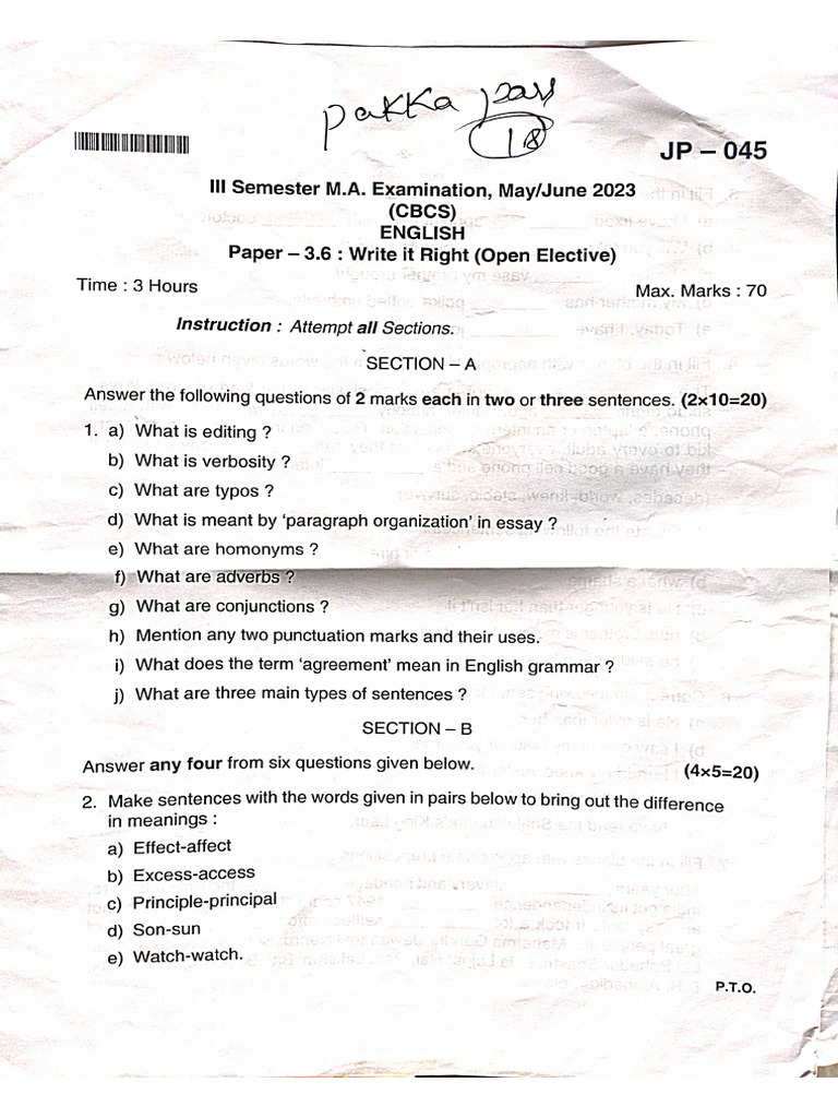 Write It Right | PDF