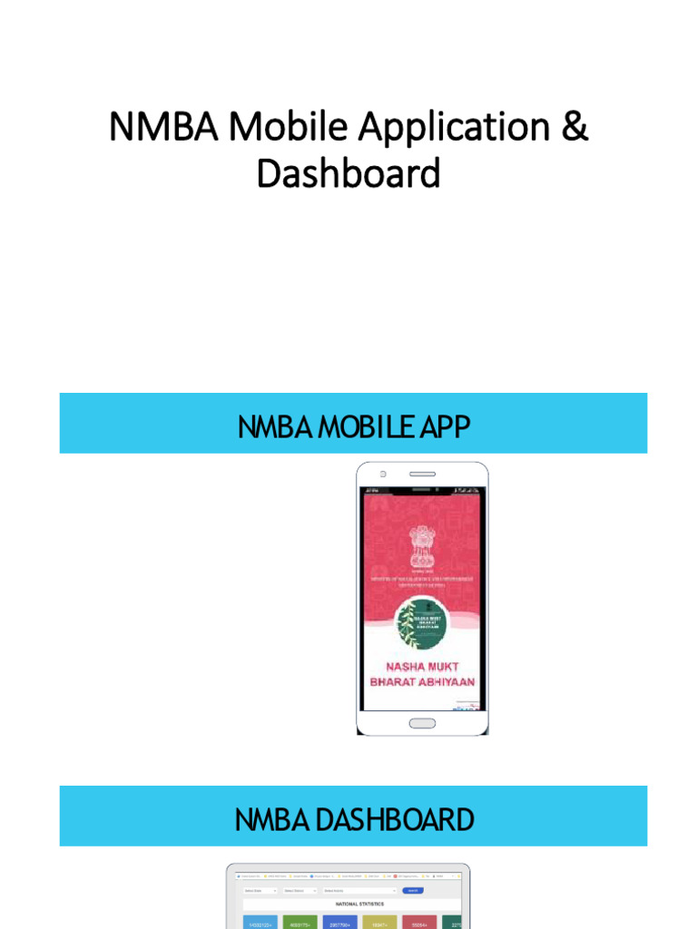 NMBA Mobile Application & Dashboard | PDF
