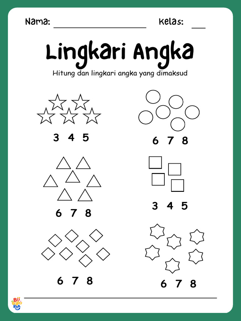 Melingkari Angka Yang Sesuai | PDF