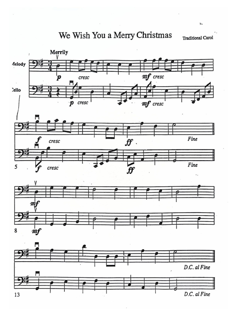 We Wish You (Trad.) | PDF