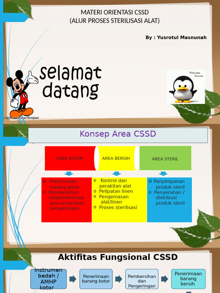 Orientasi CSSD | PDF