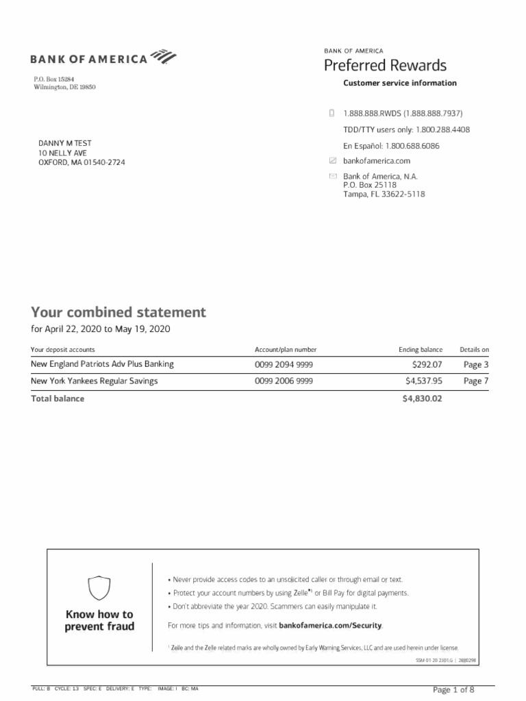 BOFA - Sample 10 | PDF