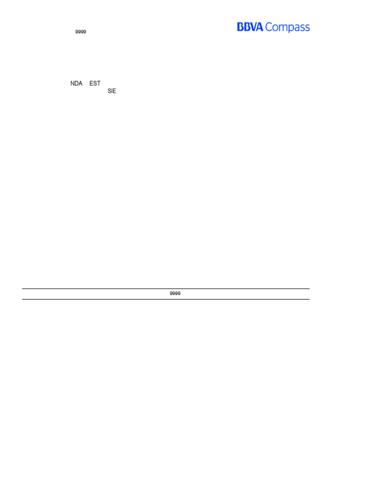 BBVA Compass - Sample 1 | PDF