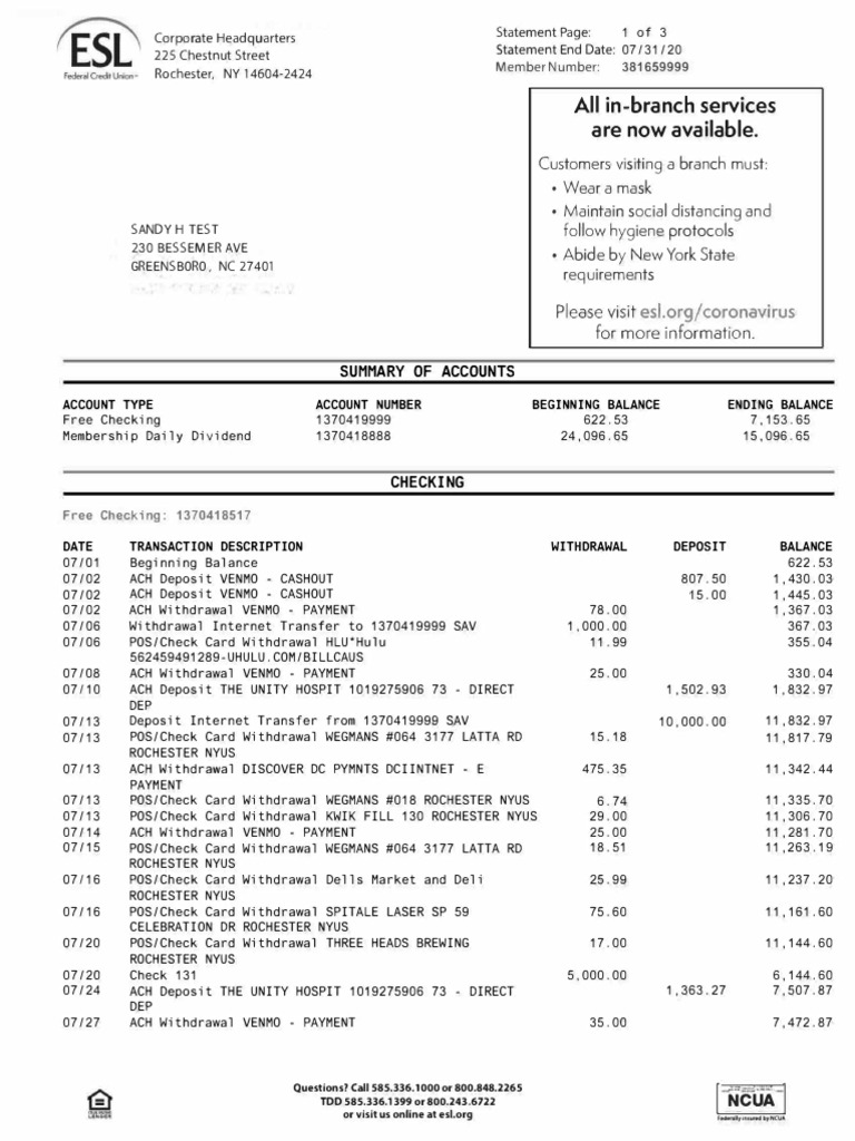 ESL CU - Sample 3 | PDF