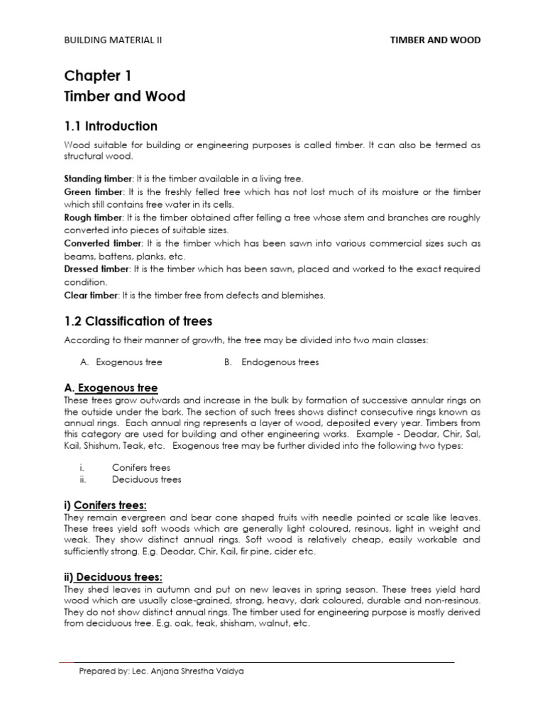 Building Material Notes + PQ | PDF