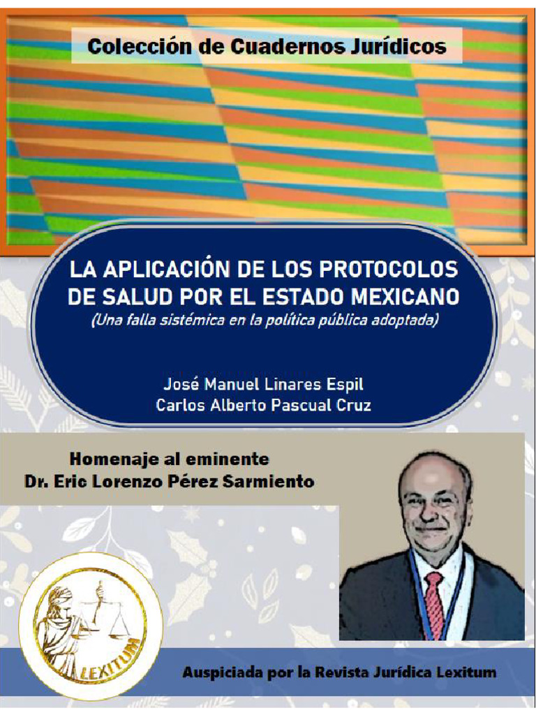 Libro: La aplicación de los protocolos de salud por el Estado mexicano (Una falla sistémica en ...