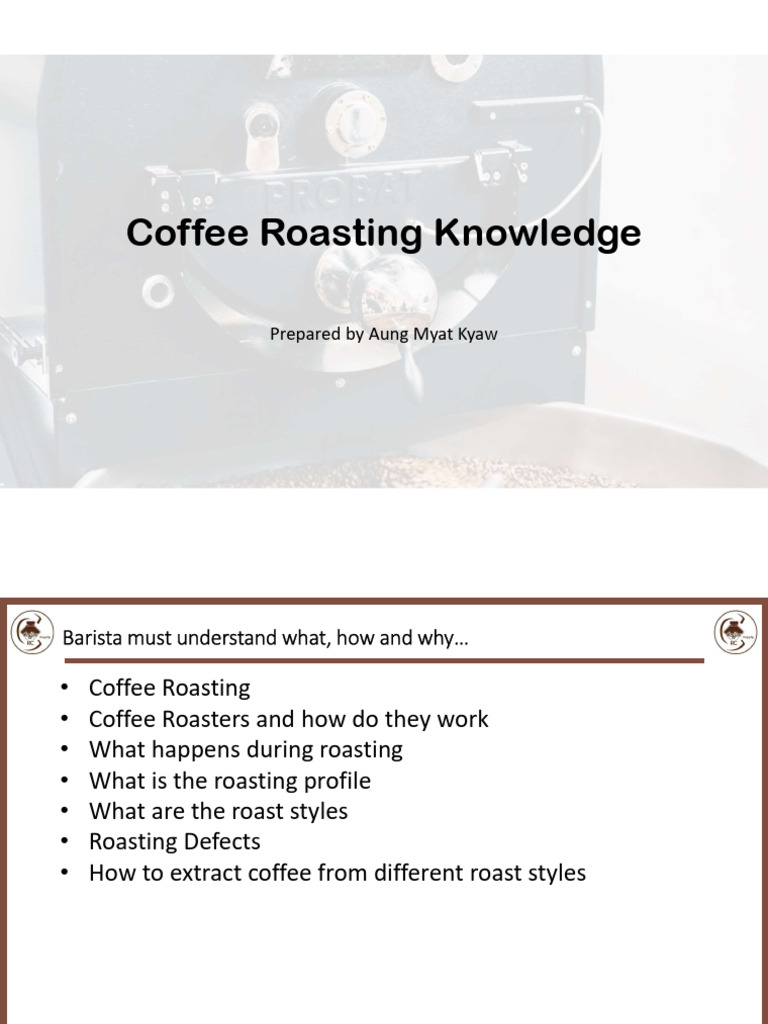 Coffee Roasting Knowledge For Barista | PDF