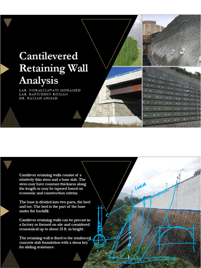 L6 Retaining Wall Analysis Tutorial | PDF | Wall | Natural Materials