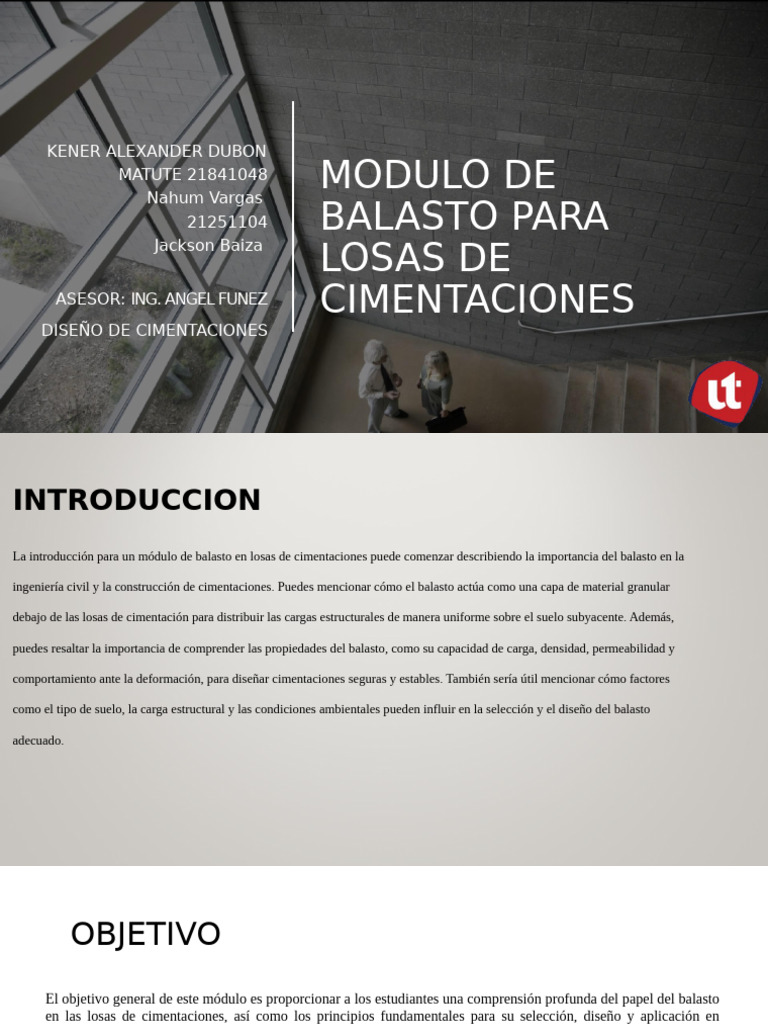 Modulo de Balasto para Losas de Cimentaciones | PDF