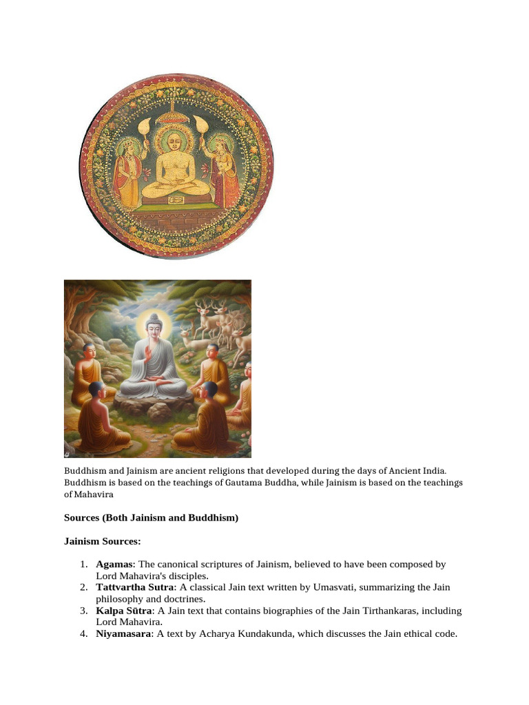 Comparative Study of Jainism and Buddhism | PDF