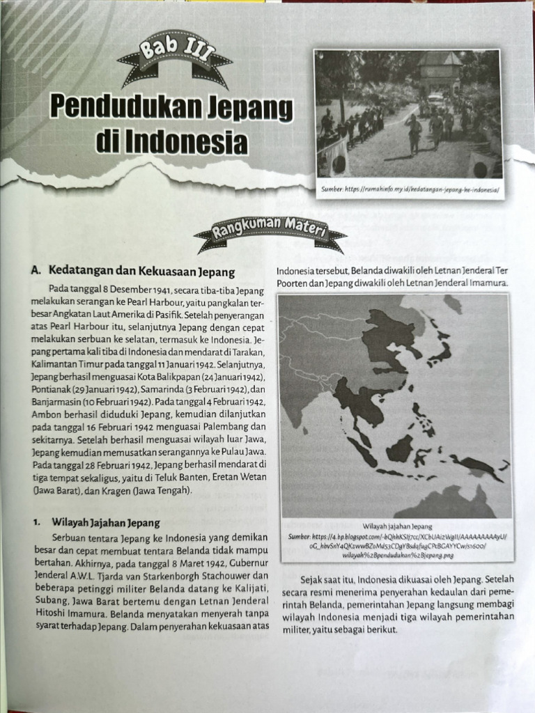 Pendudukan Jepang | PDF