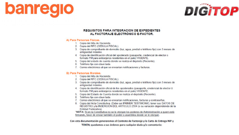 Requisitos Digitop | PDF