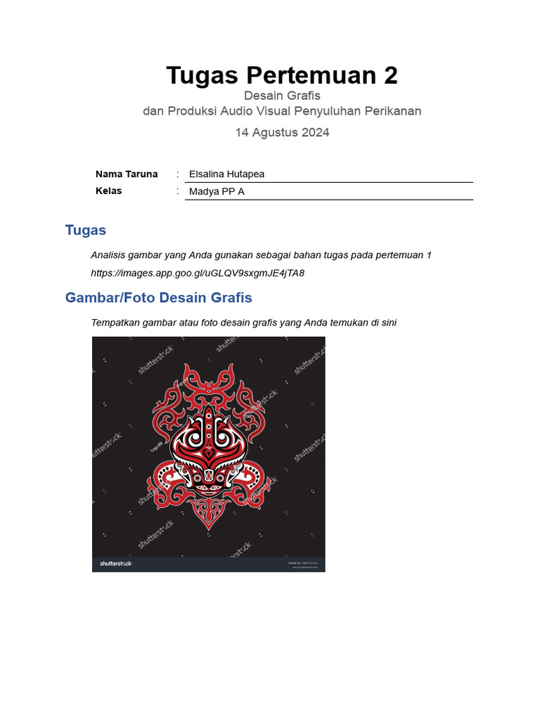 Template Tugas 2 - Desain Grafis & AVPP-2 | PDF