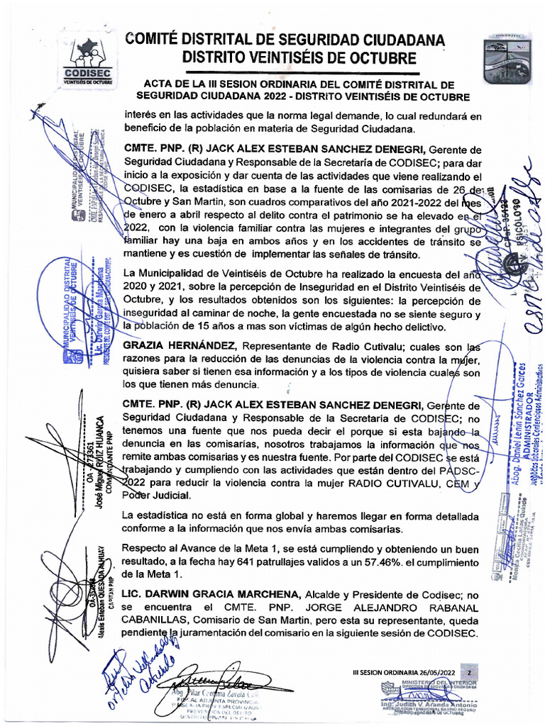 Acta III Sesion Ordinar | PDF