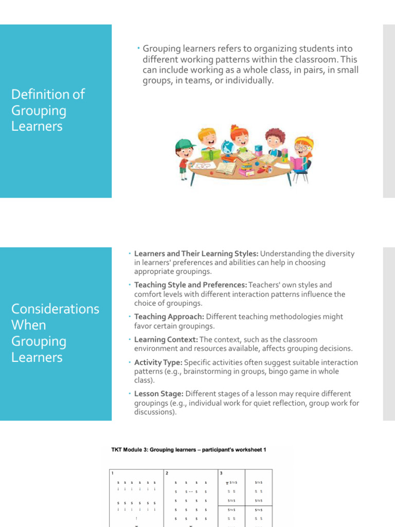 Grouping learners | PDF
