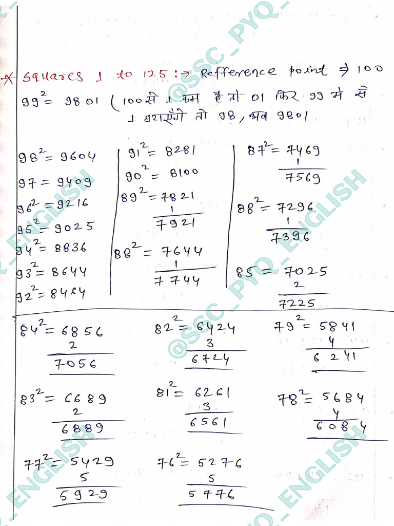 Calculation Trick | PDF Calculation Trick | PDF