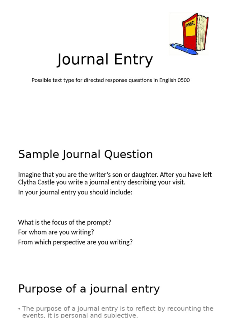 Journal Entry | PDF