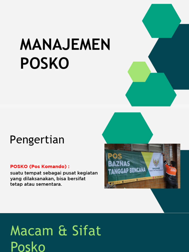 Manajemen Posko | PDF