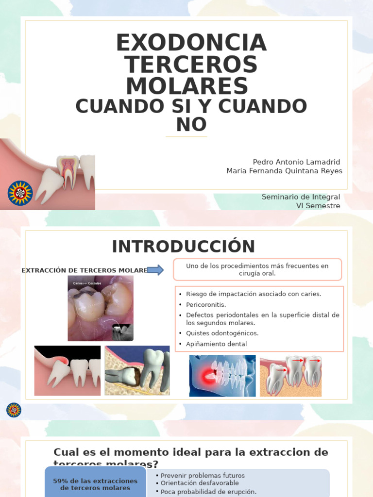 Exodoncia de Terceros Molares. | PDF | Ortodoncia | Anatomia dental
