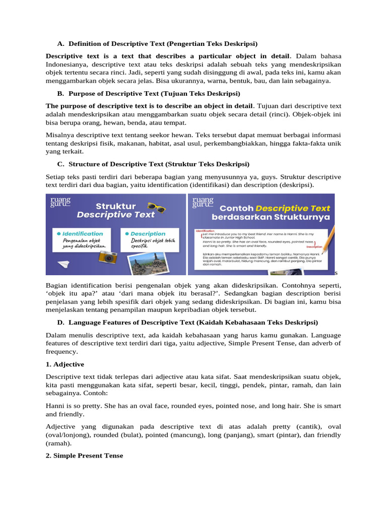 Descriptive Text | PDF