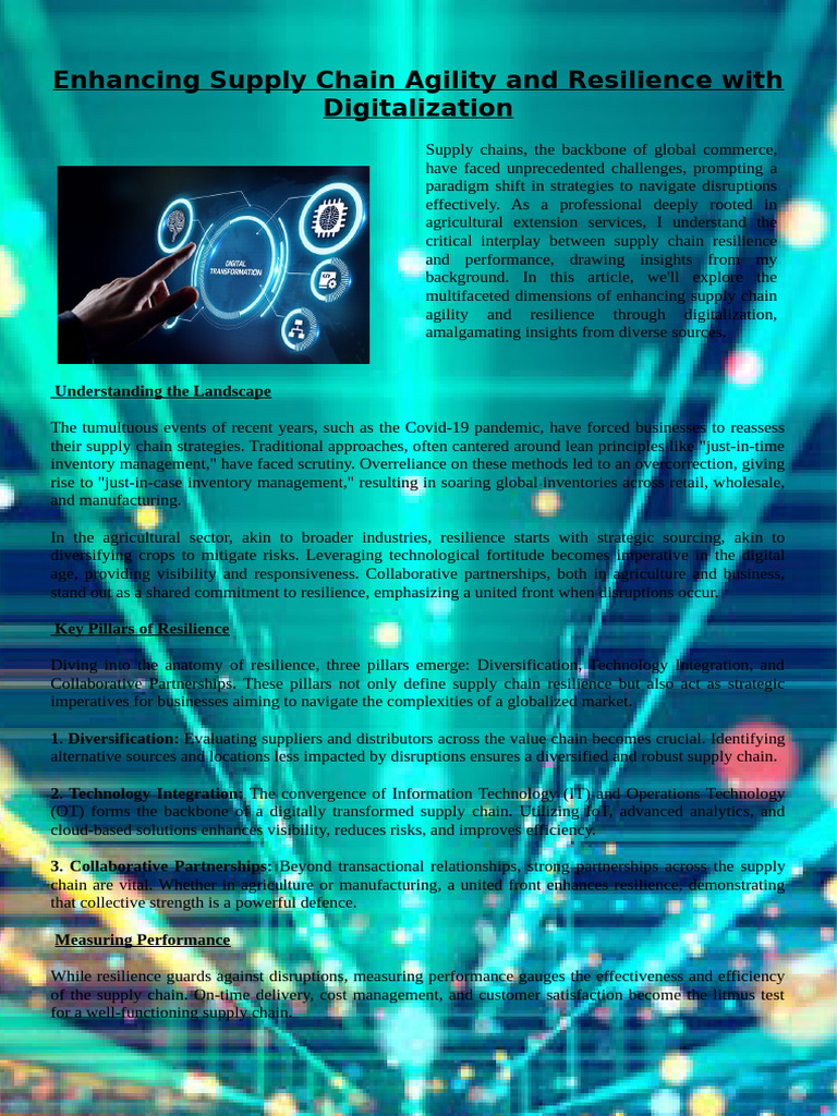 656c9f23b3985 Enhancing Supply Chain Agility And Resilience With