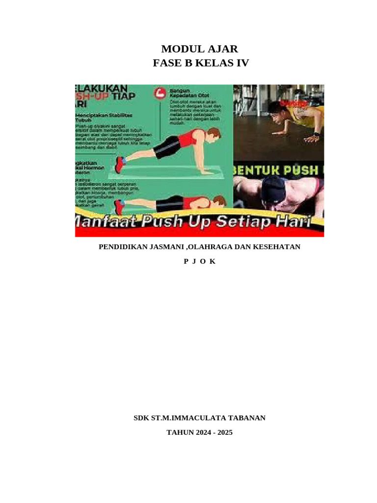 PJOK_Fase B_Kelas 4_Aktivitas Senam | PDF