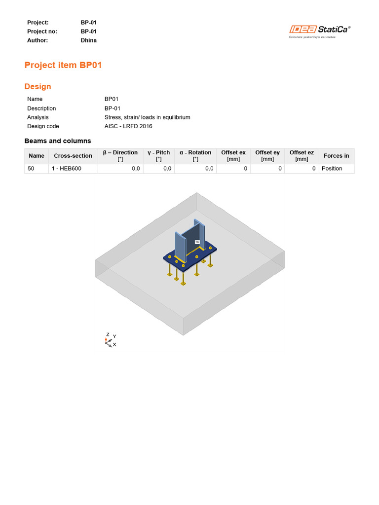 BP-01 Design Report | PDF | Civil Engineering | Structural Engineering