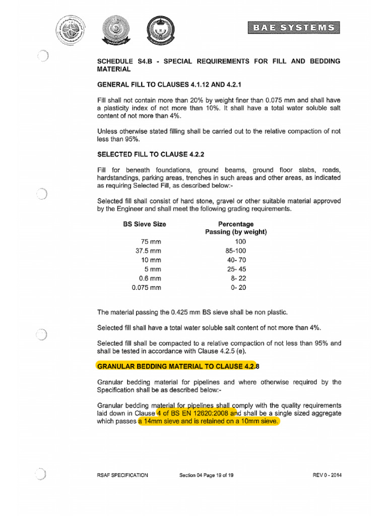 Granular Bedding Material | PDF