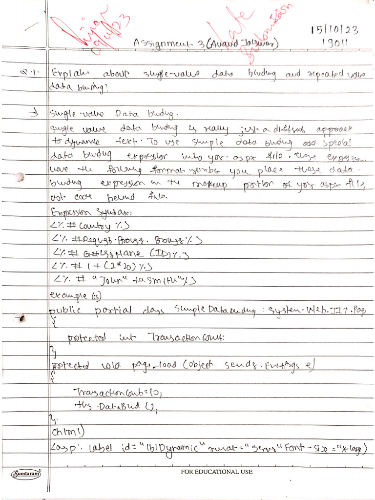 Awp Assignment 3 - 19011 | PDF