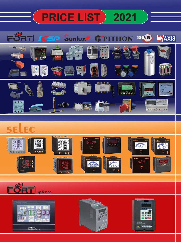 Price List Fort 2021-RevDec-2022 | PDF