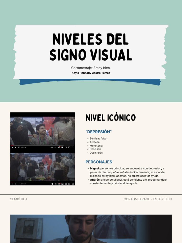 Niveles Del Signo Visual - Keyla Castro | PDF