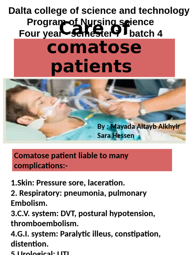 Care of Comatose Patients | PDF