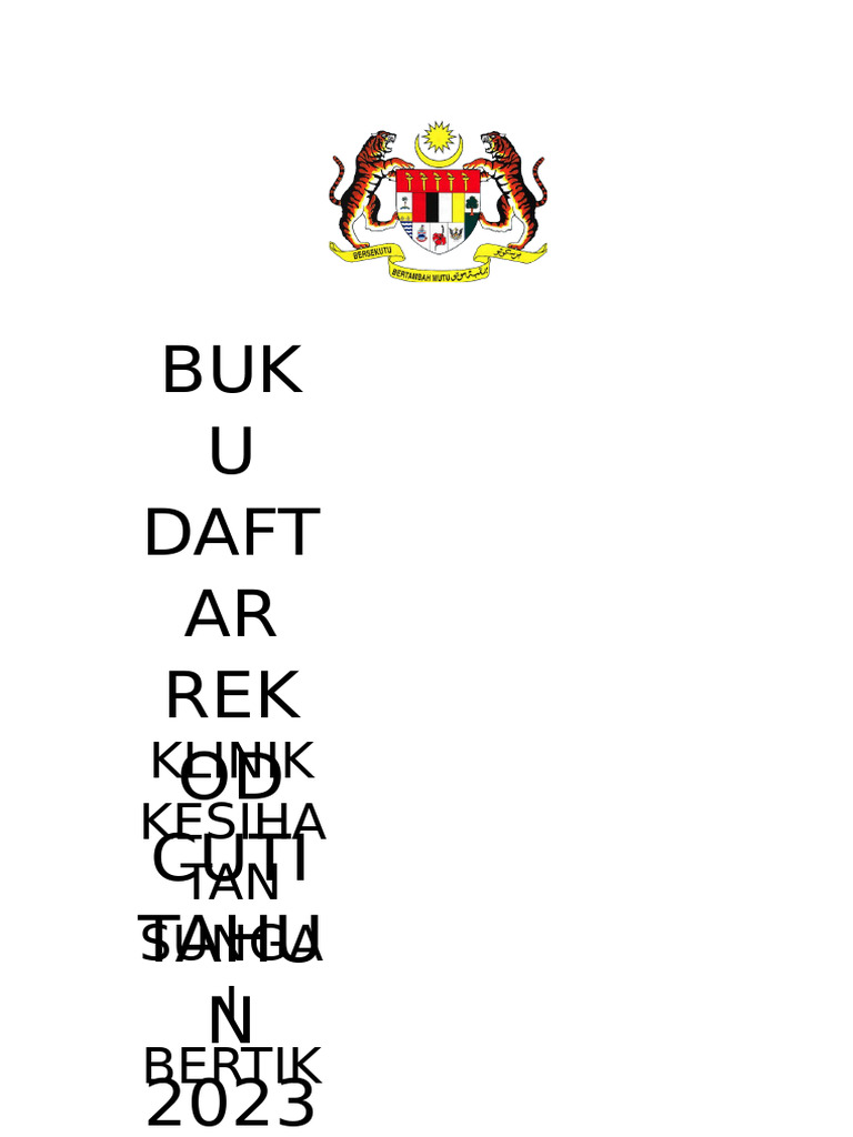 Cover Buku Daftar Rekod Cuti | PDF Cover Buku Daftar Rekod Cuti | PDF