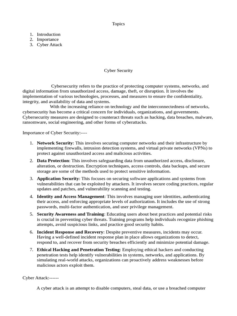 Cyber Security | PDF