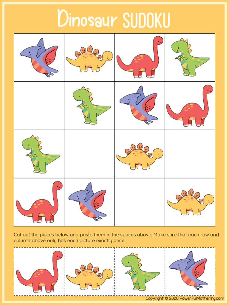 Dinosaur Sudoku | PDF