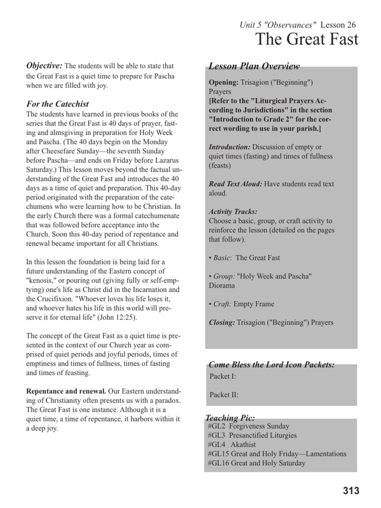 Grade 2 Teacher Manual Lesson 26 | PDF