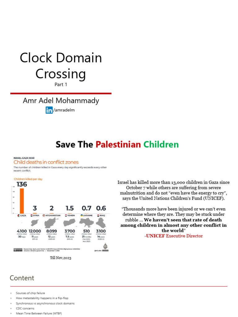 Clock Domain Crossing in Vlsi 1722628961 | PDF
