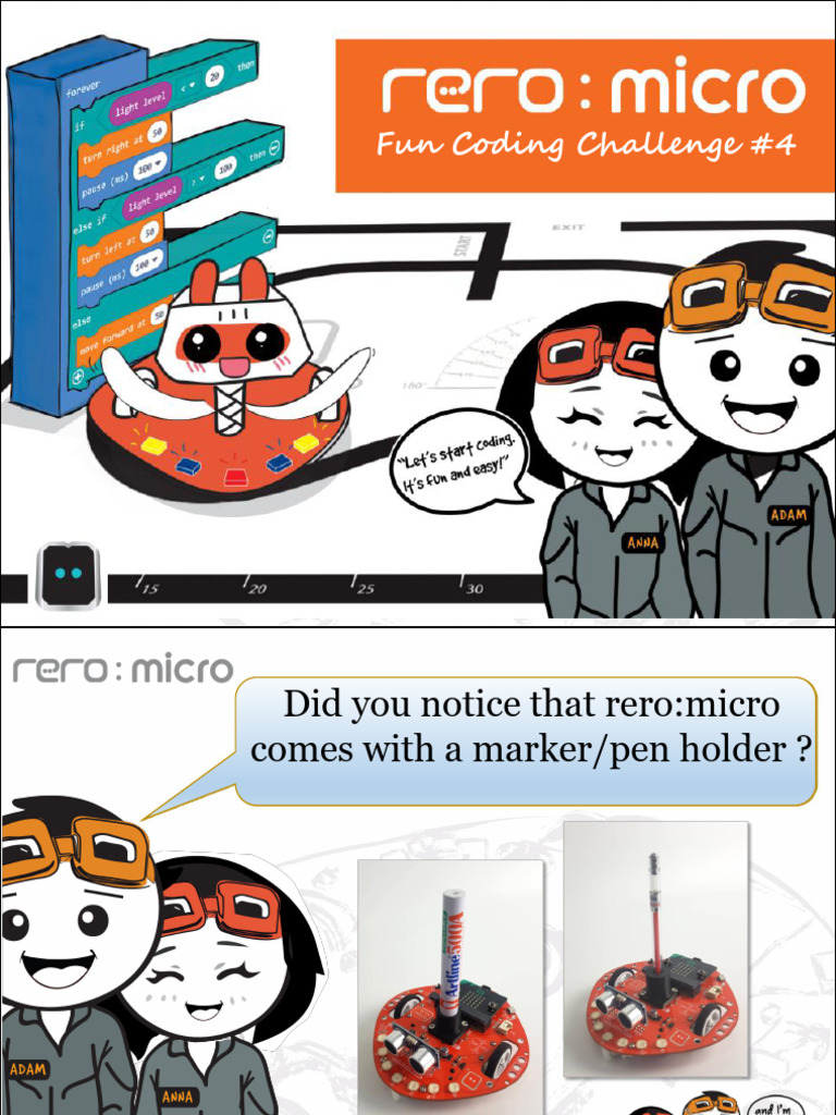 Rero:Micro Makecode For Microbit Fun Coding Challenge #4 | PDF