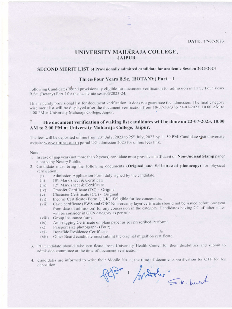 BSC Botany Second | PDF