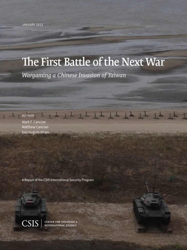 Wargaming A Chinese Invasion of Taiwan | PDF