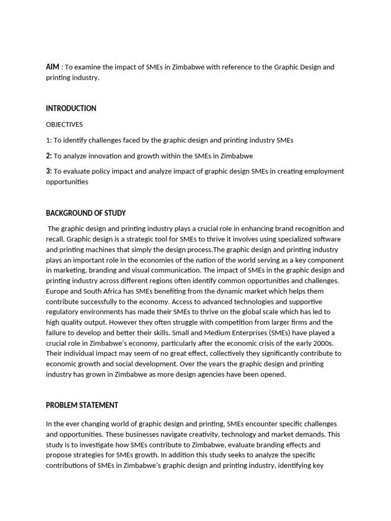 Dissertation Aims | PDF