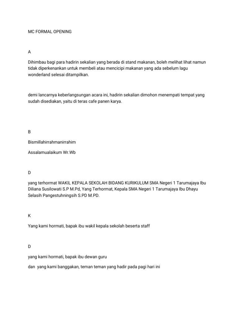 MC FORMAL OPENI-WPS Office | PDF