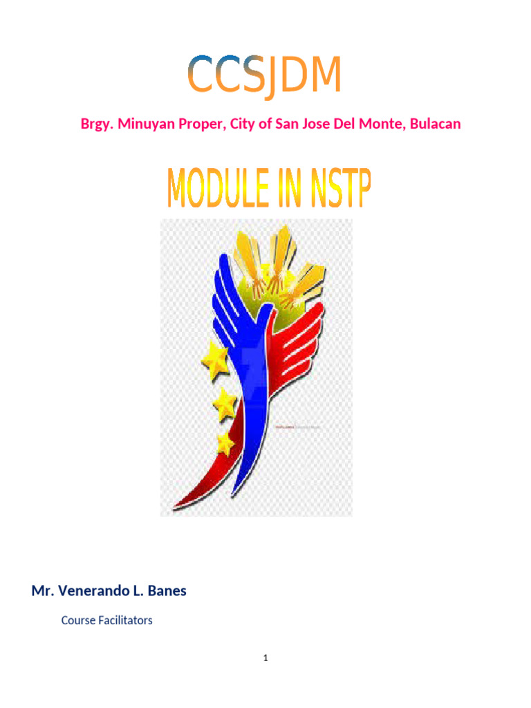 NSTP 1 Original Module A | PDF
