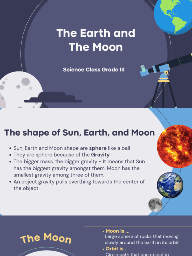 The Earth and The Moon | PDF